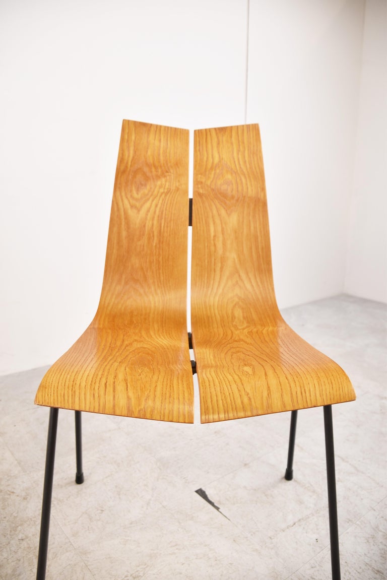 Model Ga Chairs by Hans Bellmann for Horgen Glarus, Set of 4 For Sale at 1stDibs