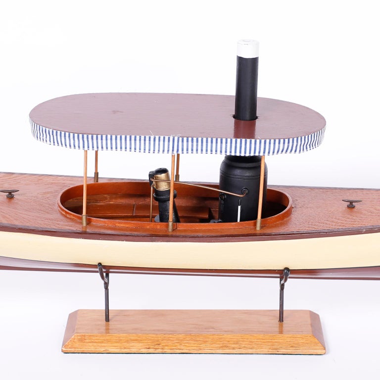Model of a Steam Powered Boat or Launch at 1stDibs