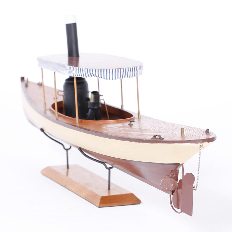 Model of a Steam Powered Boat or Launch at 1stDibs