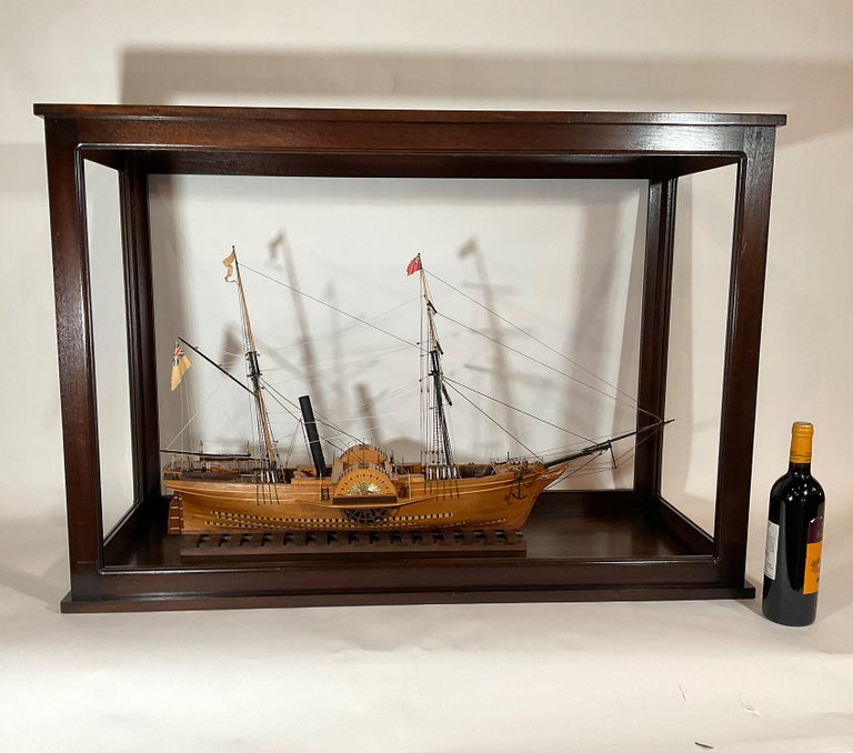 Model of the Paddle Steamer Sirius For Sale at 1stDibs