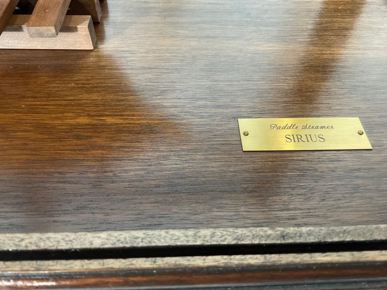 Model of the Paddle Steamer Sirius For Sale at 1stDibs