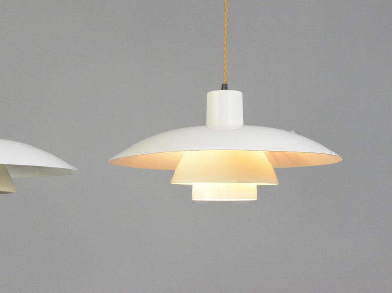 Model PH4 Pendant Lights by Louis Poulson, Circa 1960s at 1stDibs
