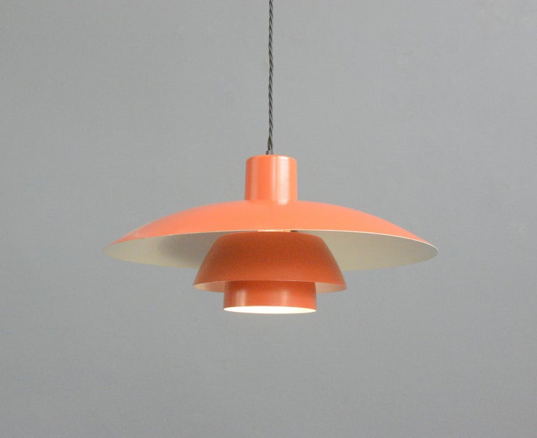 Model PH4 Pendant Lights by Louis Poulson, Circa 1960s at 1stDibs