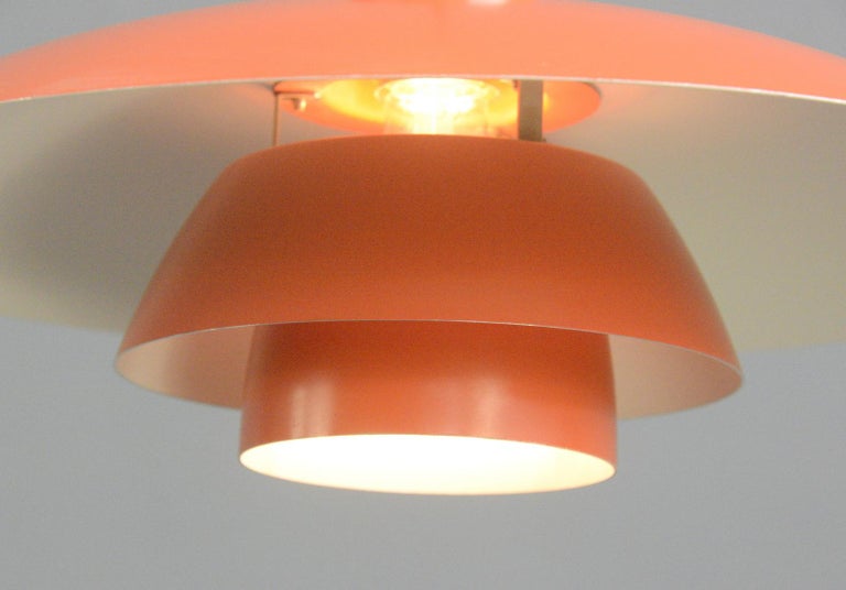 Model PH4 Pendant Lights by Louis Poulson, Circa 1960s at 1stDibs