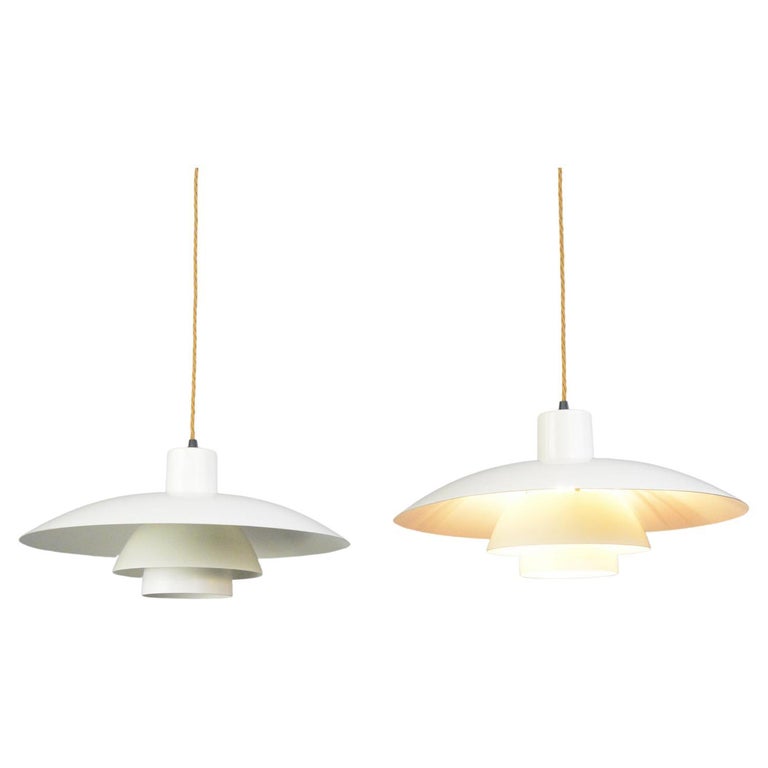 Model PH4 Pendant Lights by Louis Poulson, Circa 1960s at 1stDibs