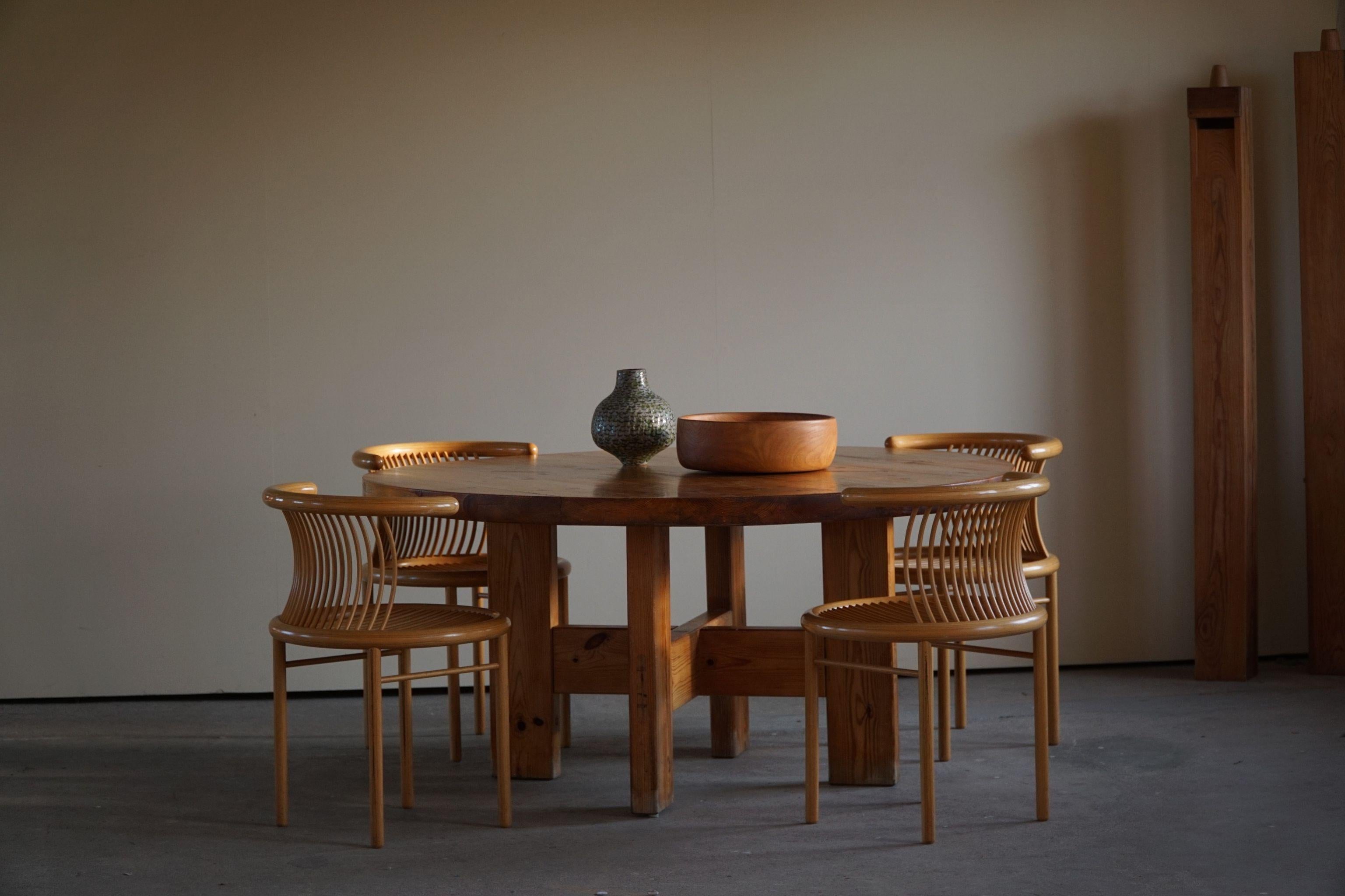 Model RW 152 Pine Dining Table by Roland Wilhelmsson Own Production ...