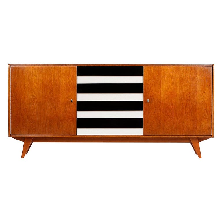 Model U-460 Sideboard by Jiri Jiroutek for Interier Praha, 1960s at 1stDibs