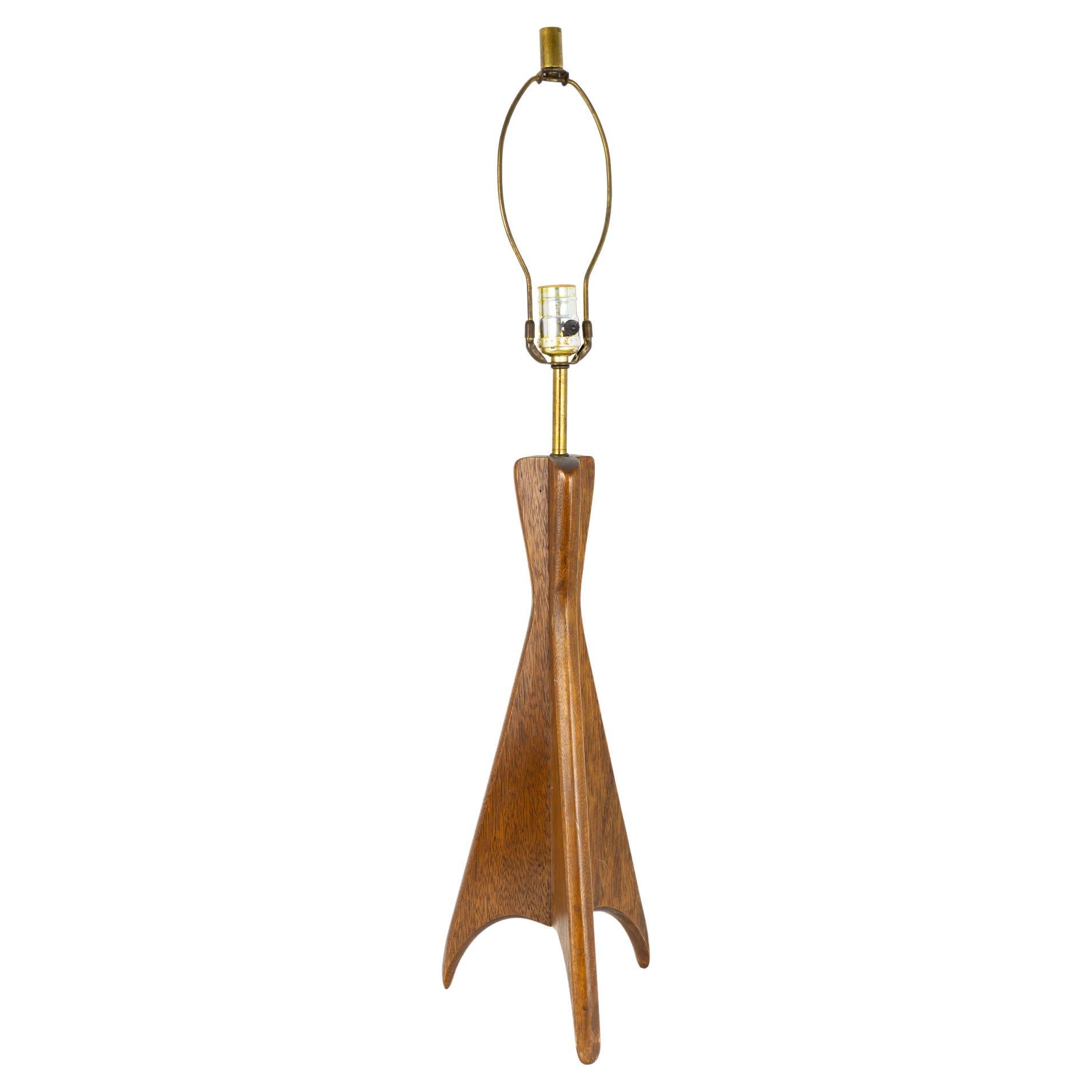 Midcentury Danish Modern Style Teak Rocket Lamp by Modeline at 1stDibs