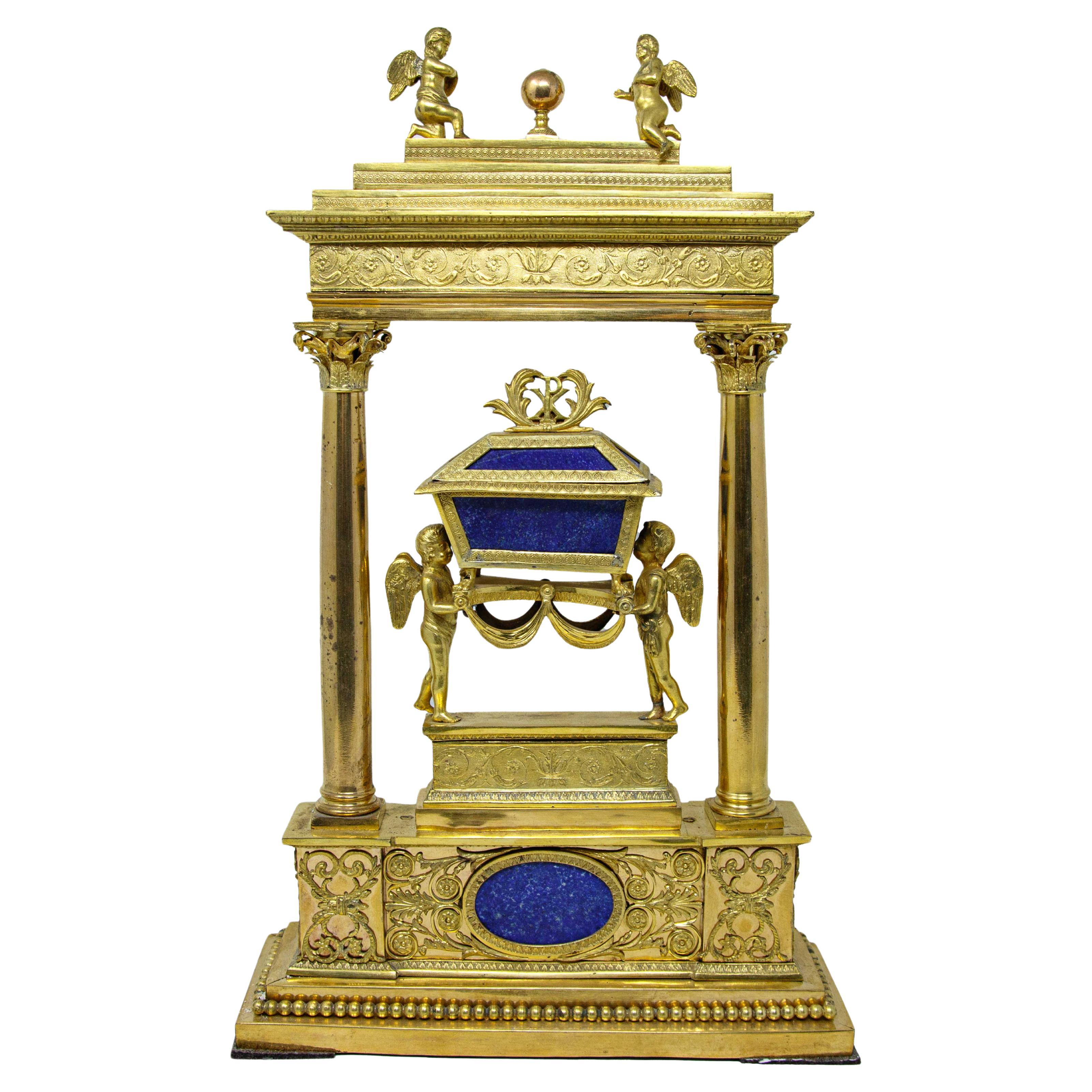 Urn model in bronze and lapis lazuli, Louis XVI, Rome For Sale at 1stDibs
