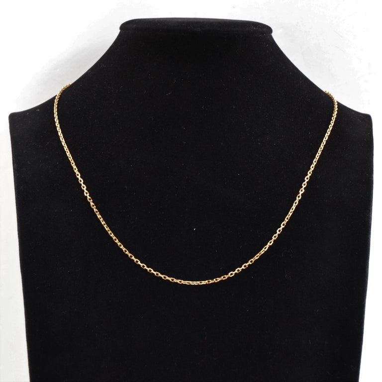 Modern 18 Karat Yellow Gold Filed Convict Mesh Chain For Sale at 1stDibs