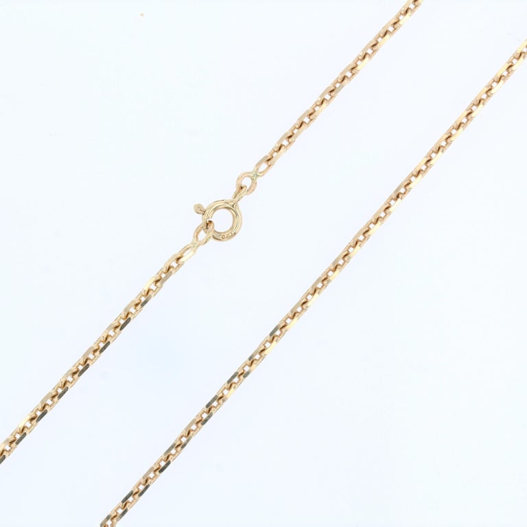Modern 18 Karat Yellow Gold filed Convict Mesh Chain For Sale at 1stDibs
