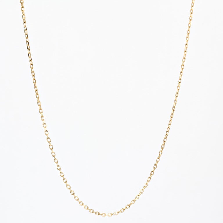 Modern 18 Karat Yellow Gold Filed Convict Mesh Chain For Sale at 1stDibs