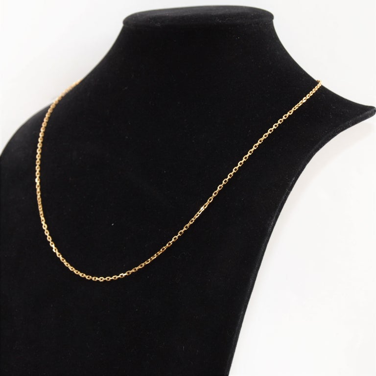 Modern 18 Karat Yellow Gold Filed Convict Mesh Chain For Sale at 1stDibs