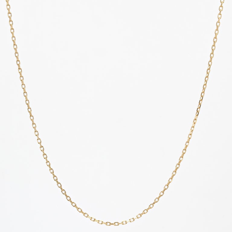 Modern 18 Karat Yellow Gold Filed Convict Mesh Chain For Sale at 1stDibs