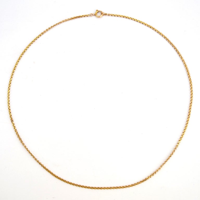 Modern 18 Karat Yellow Gold Jaseron Mesh Chain For Sale at 1stDibs