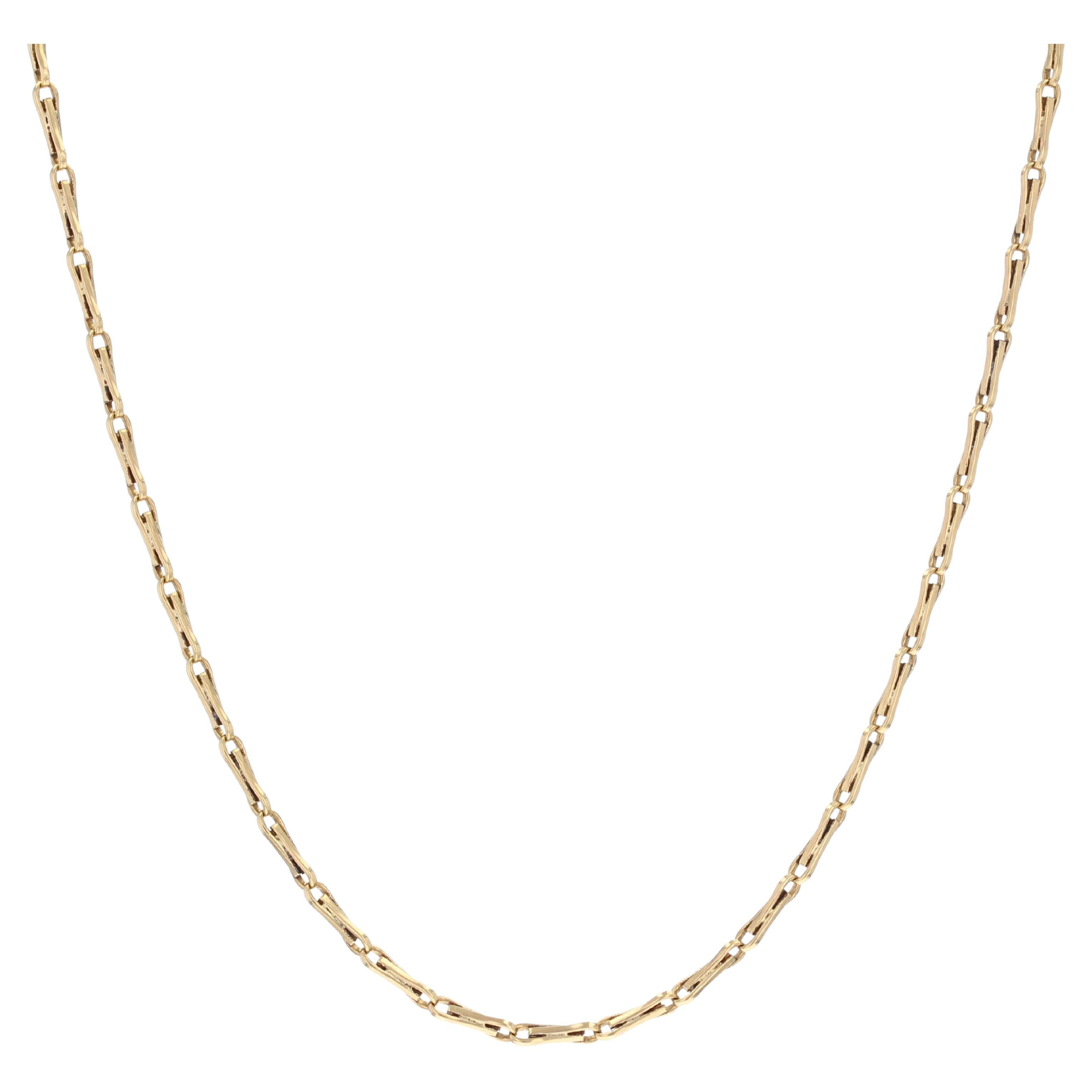 Balestra Wide Beveled Herringbone Neck Chain 18 Karat Yellow Gold at ...
