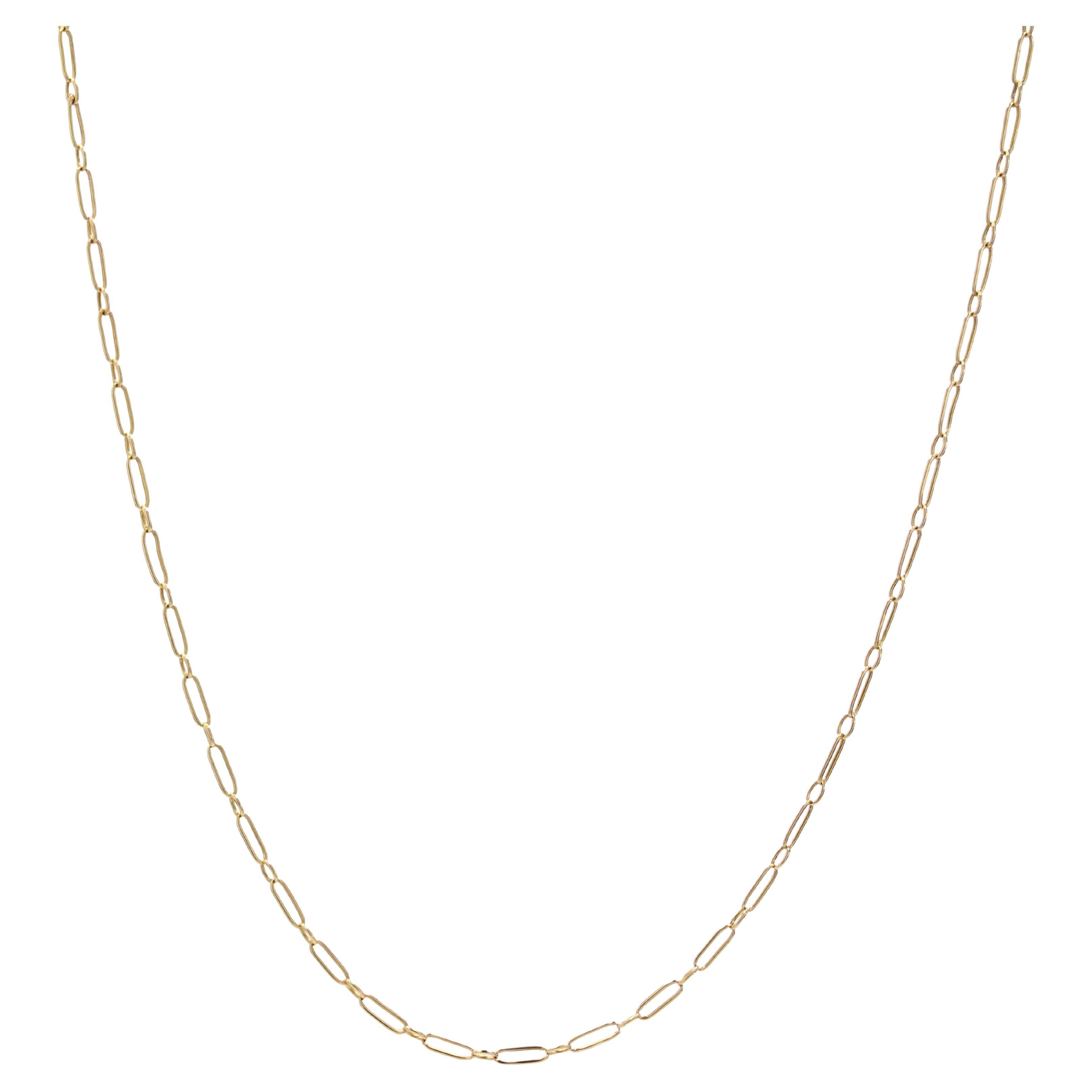 18 Karat Yellow White Gold Men’s Chain Necklace at 1stDibs | men's 18 ...