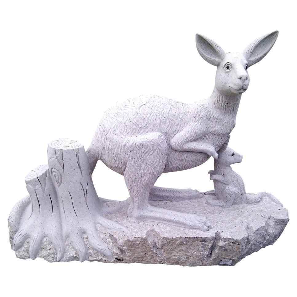 Kangaroo and Joey Ceramic Pottery by Lisa Larson for Gustavberg at 1stDibs