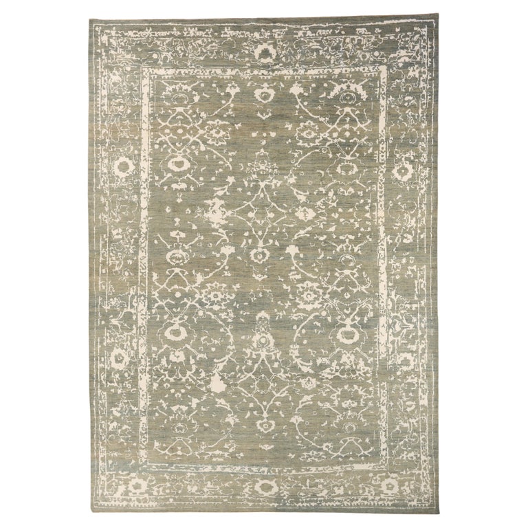 Modern 21st-Century Hand-Woven Persian Rug Sultanabad Design For Sale ...
