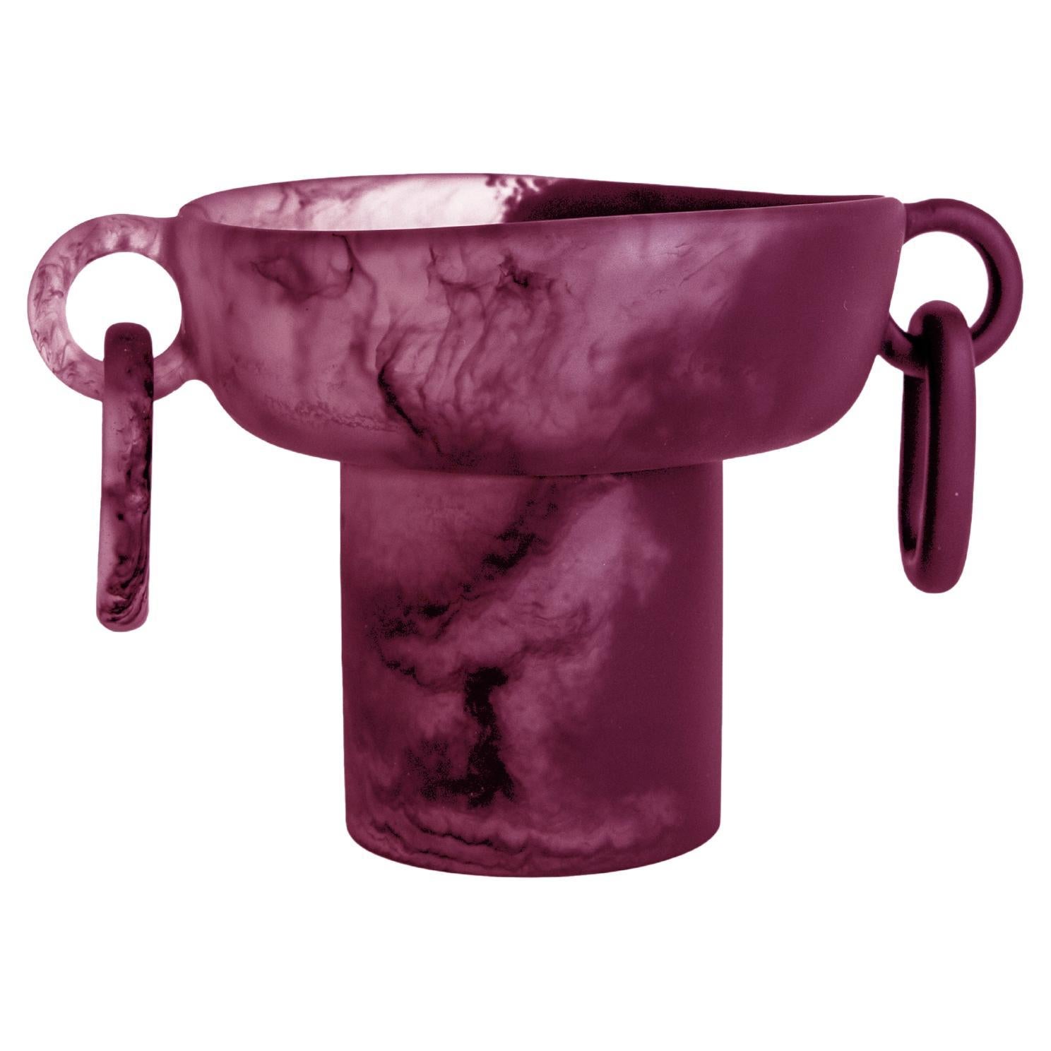 Modern 21st Century "Magenta Mazunte" Resin Vase from Mexico For Sale ...
