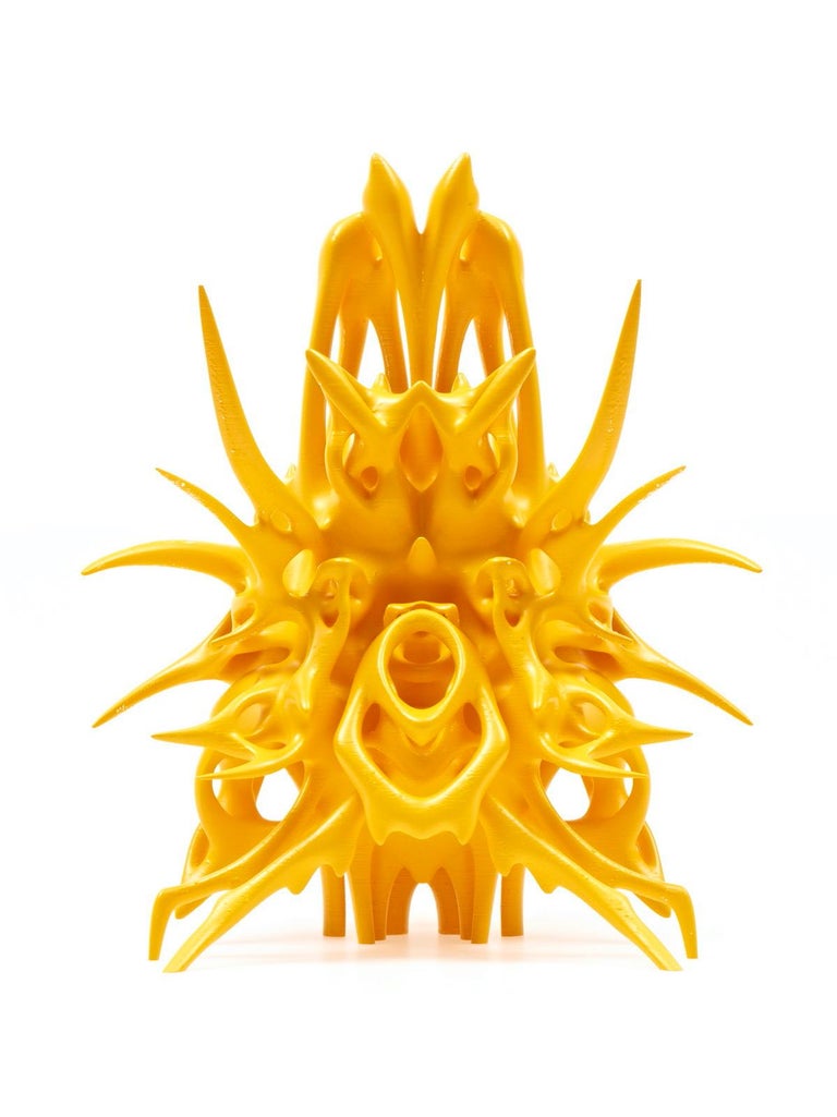 Modern 3d Print Sculpture "ANIHUAB" by Nick Ervinck Yellow Unique ...