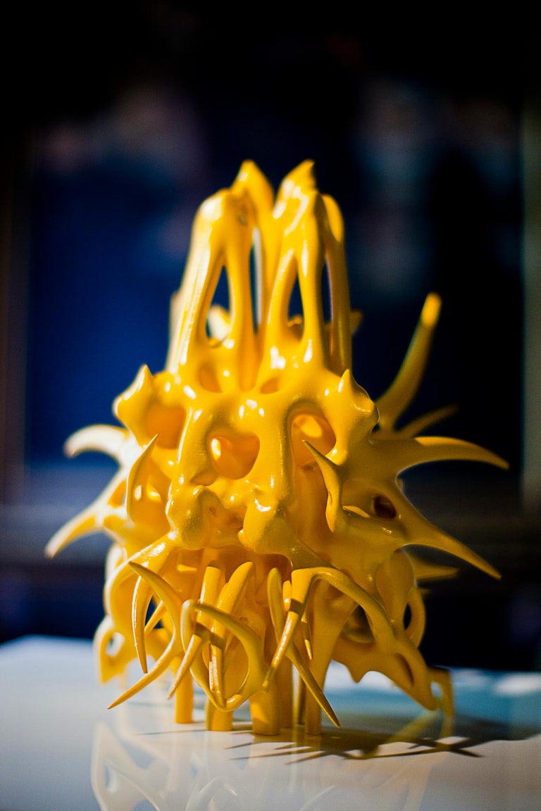 Modern 3d Print Sculpture "ANIHUAB" by Nick Ervinck Yellow Unique ...