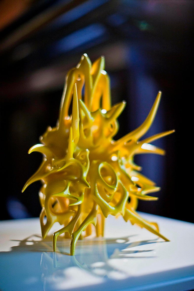 Modern 3d Print Sculpture "ANIHUAB" by Nick Ervinck Yellow Unique ...