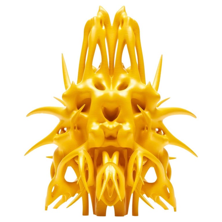 Modern 3d Print Sculpture "ANIHUAB" by Nick Ervinck Yellow Unique ...