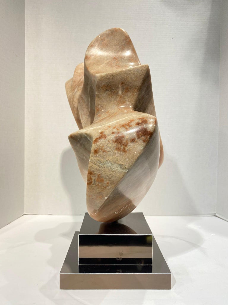 Modern Abstract Alabaster Sculpture by Karen Chera For Sale at 1stDibs