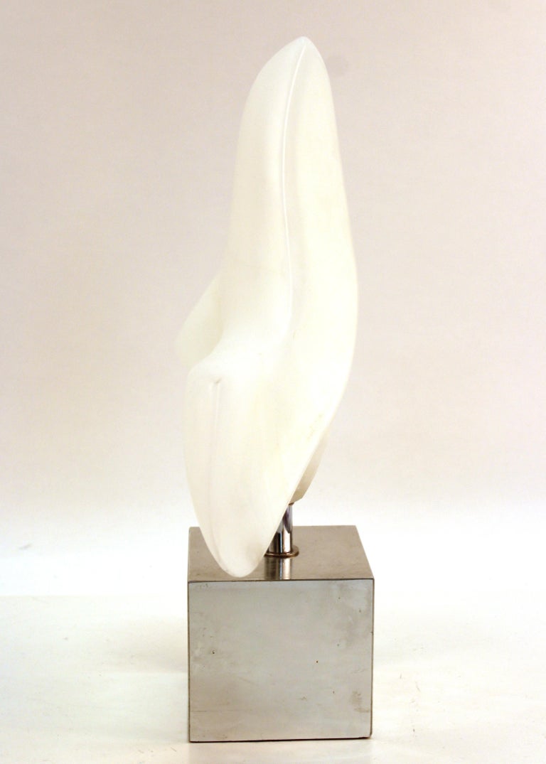 Modern Abstract Biomorphic Carved Marble Sculpture at 1stDibs