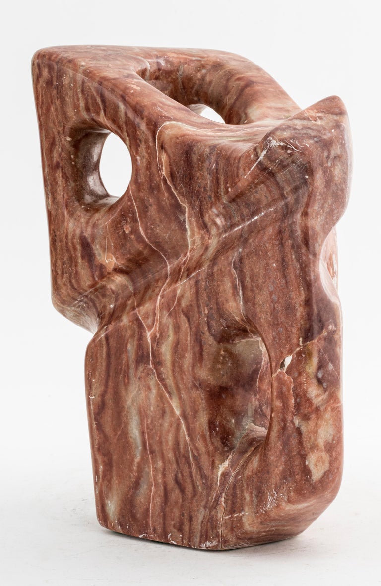 Modern Abstract Carved Marble Sculpture at 1stDibs