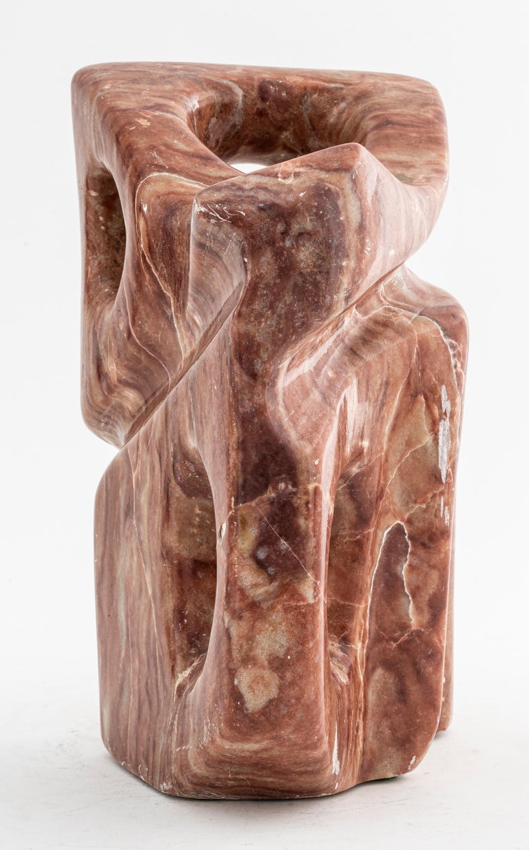 Modern Abstract Carved Marble Sculpture at 1stDibs