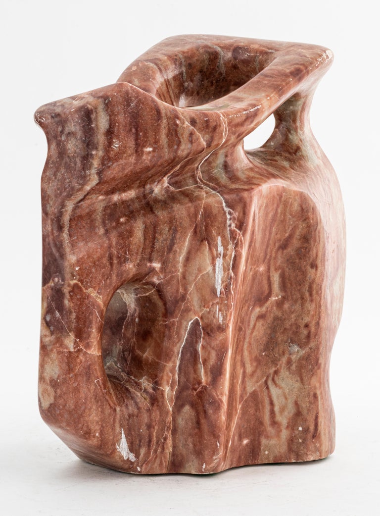 Modern Abstract Carved Marble Sculpture at 1stDibs