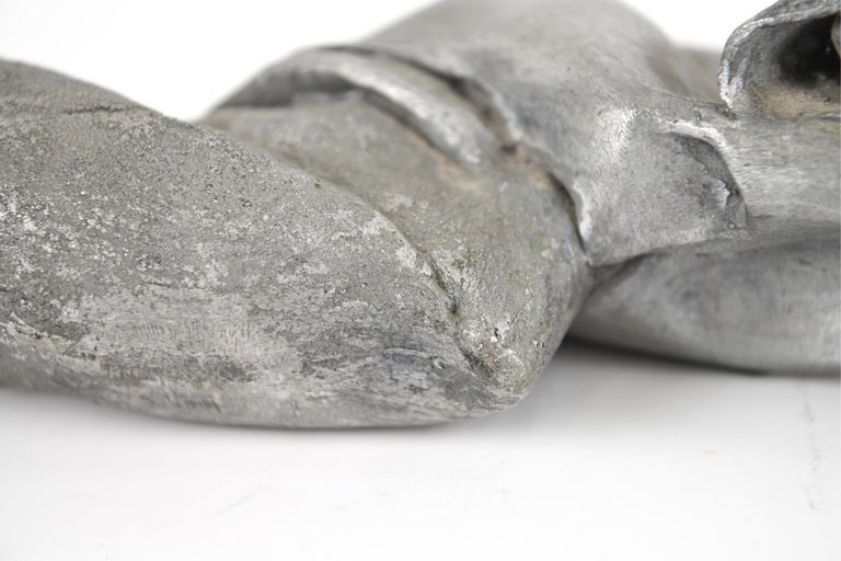 Modern Abstract Cast Aluminum Sculpture For Sale at 1stDibs