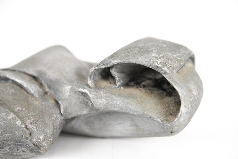 Modern Abstract Cast Aluminum Sculpture For Sale at 1stDibs
