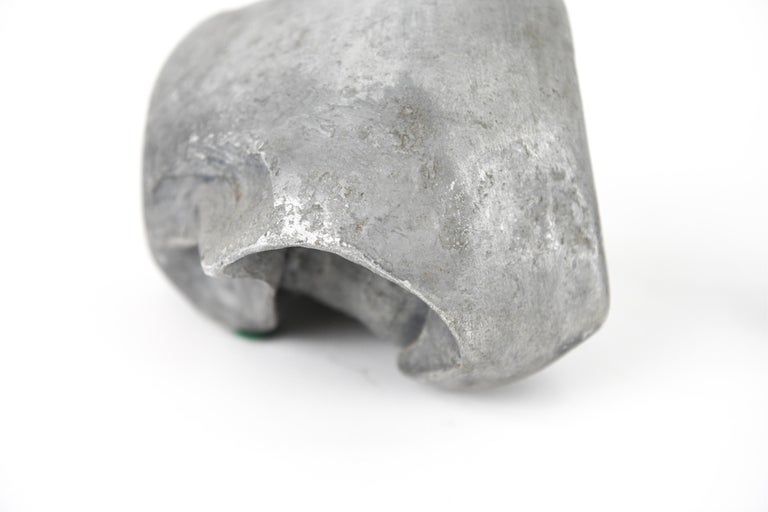 Modern Abstract Cast Aluminum Sculpture For Sale at 1stDibs