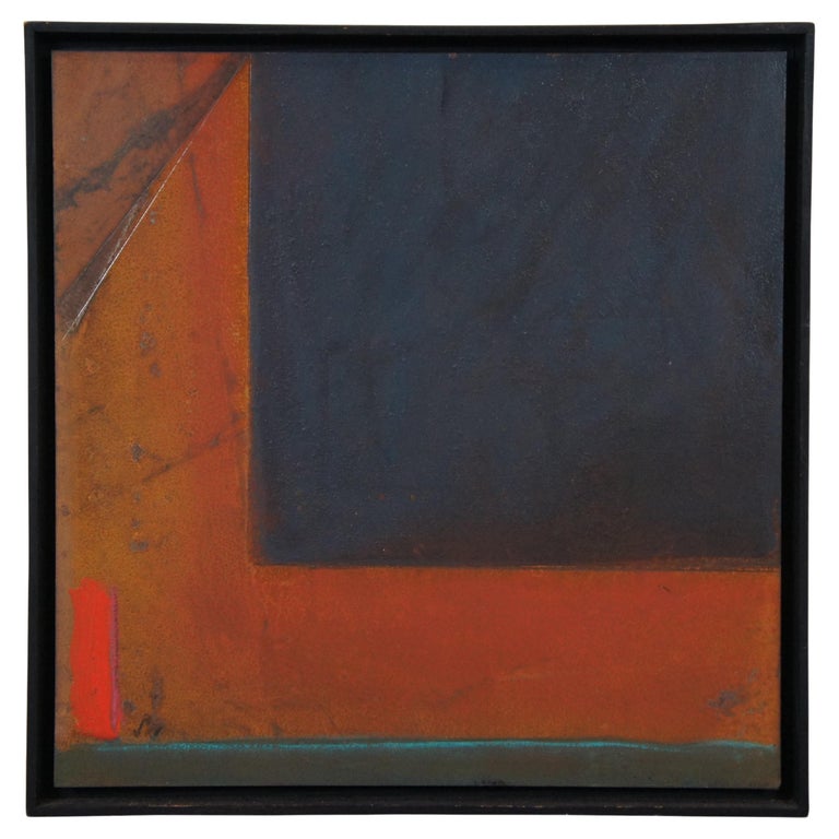 Modern Abstract Expressionist Cubist Iron Metal Wall Art Painting For ...