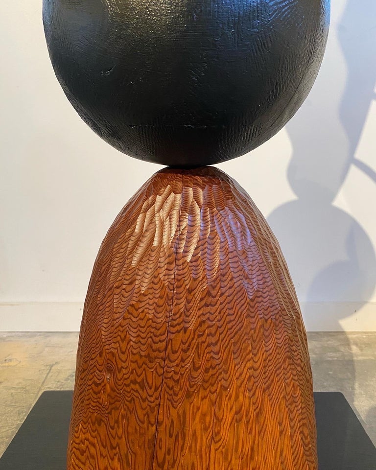 Modern Abstract Redwood Sculpture For Sale at 1stDibs