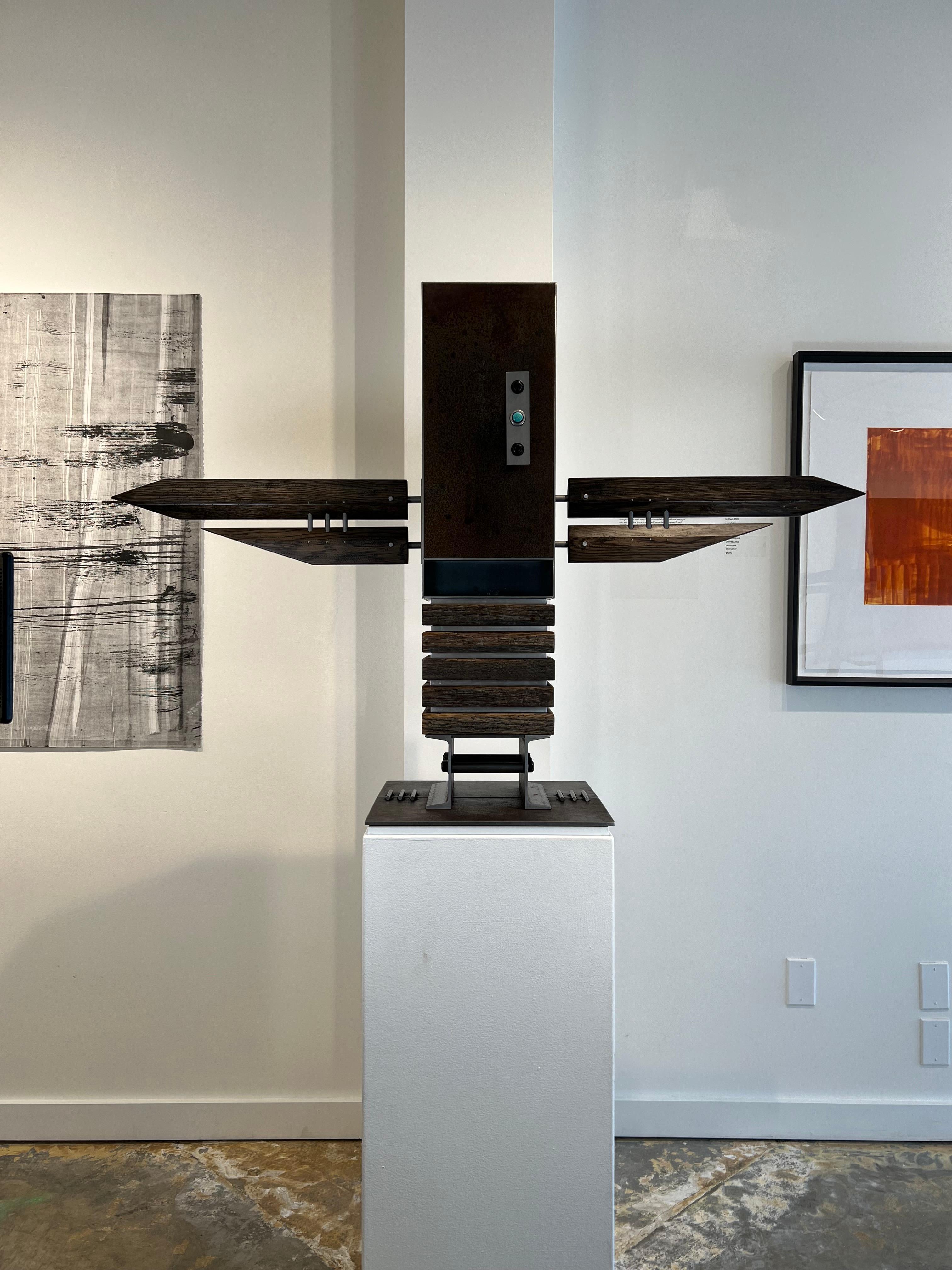 Modern Abstract Totem Sculpture For Sale at 1stDibs
