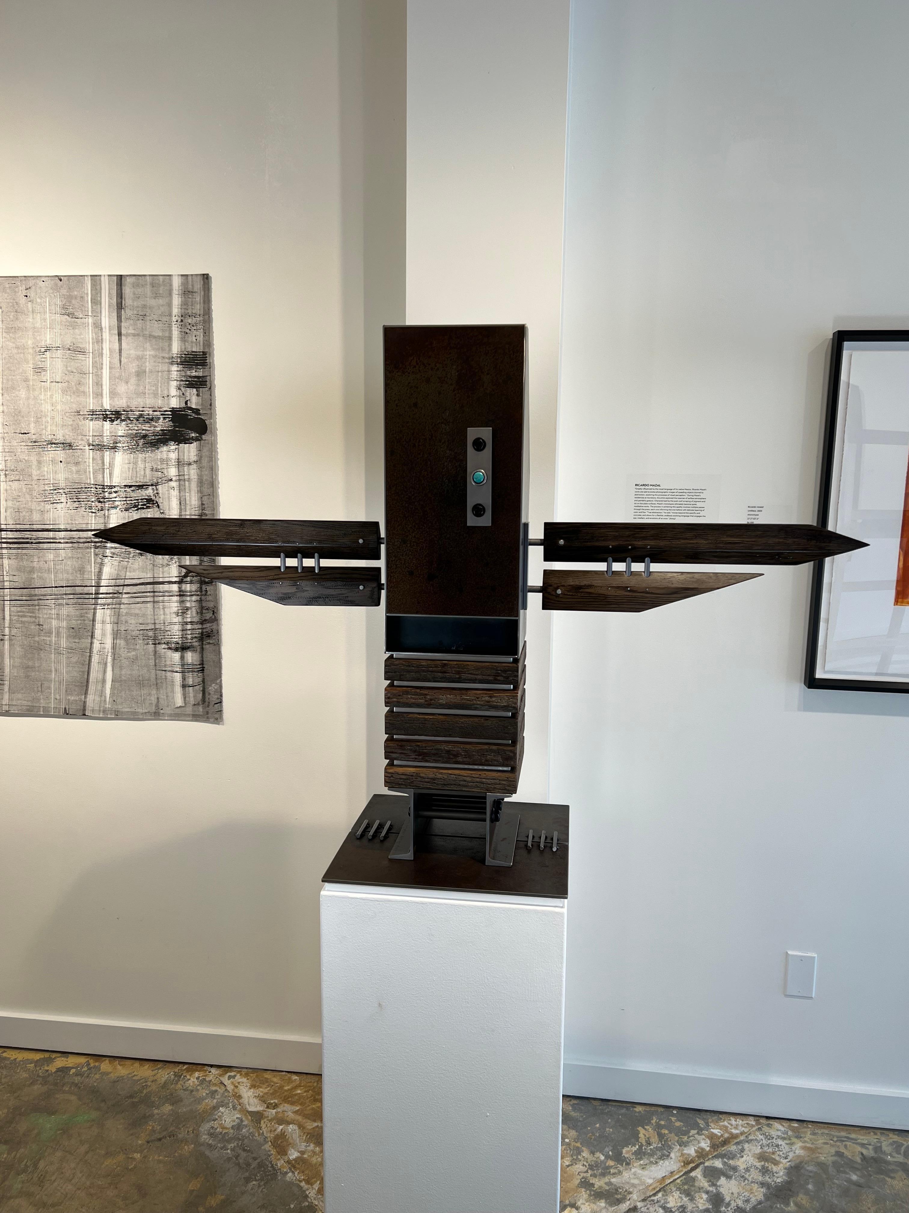 Modern Abstract Totem Sculpture For Sale at 1stDibs