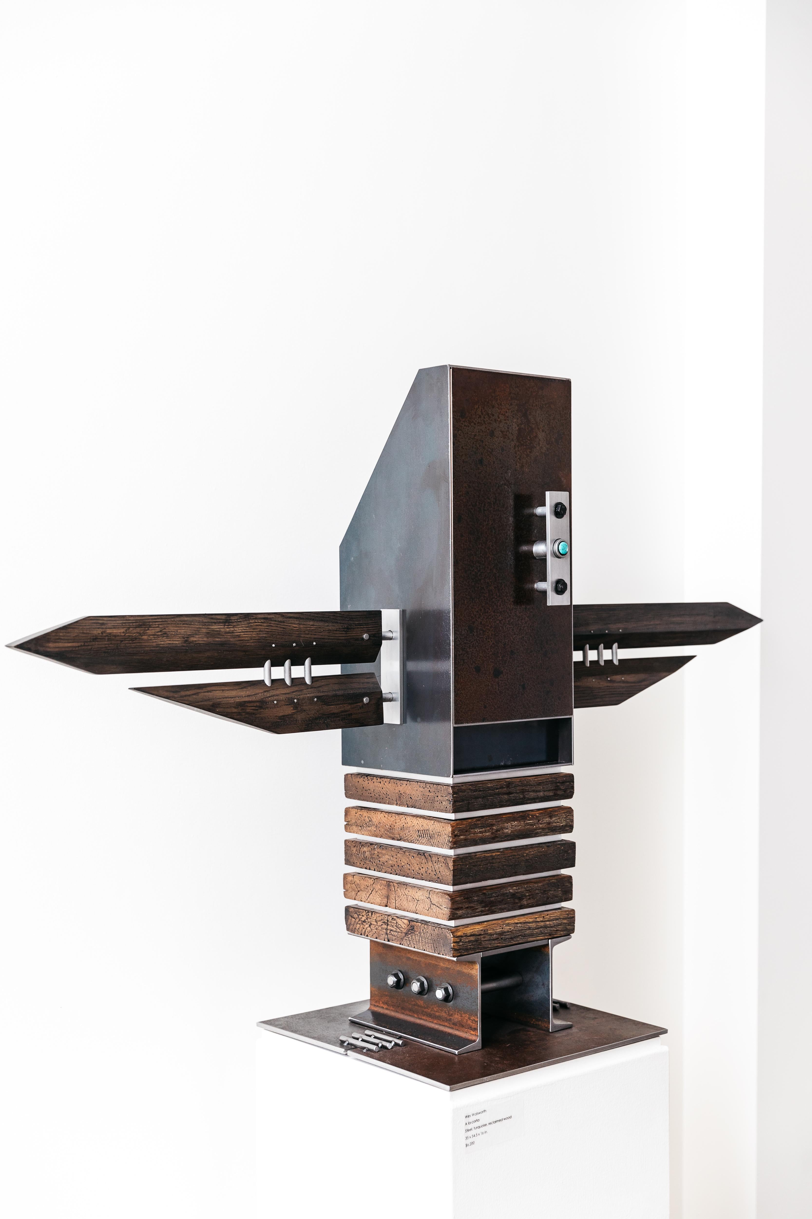 Modern Abstract Totem Sculpture For Sale at 1stDibs
