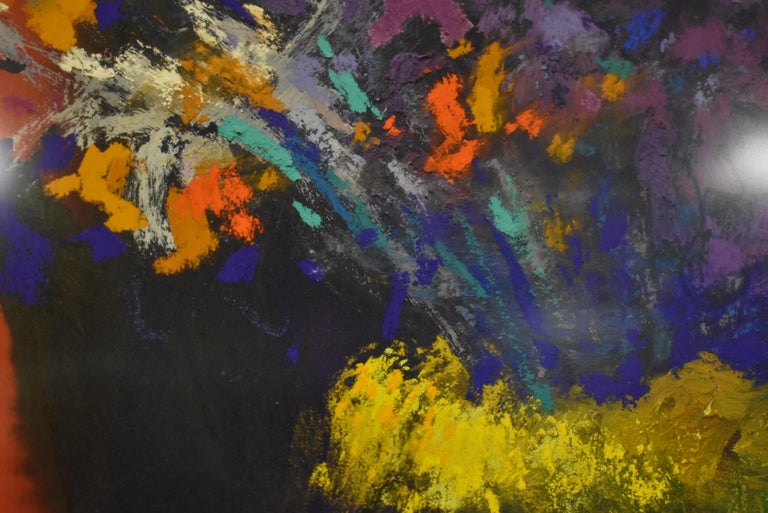 Modern Acrylic Painting Impressionistic Floral Still Life by Al Lachman ...