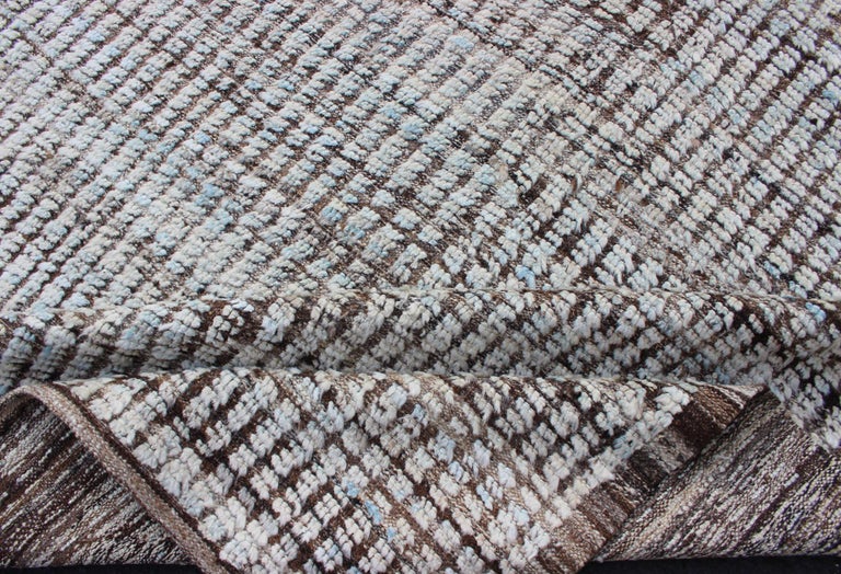 Modern Afghanistan Rug in Neutral Tones with Subdued Design For Sale at ...