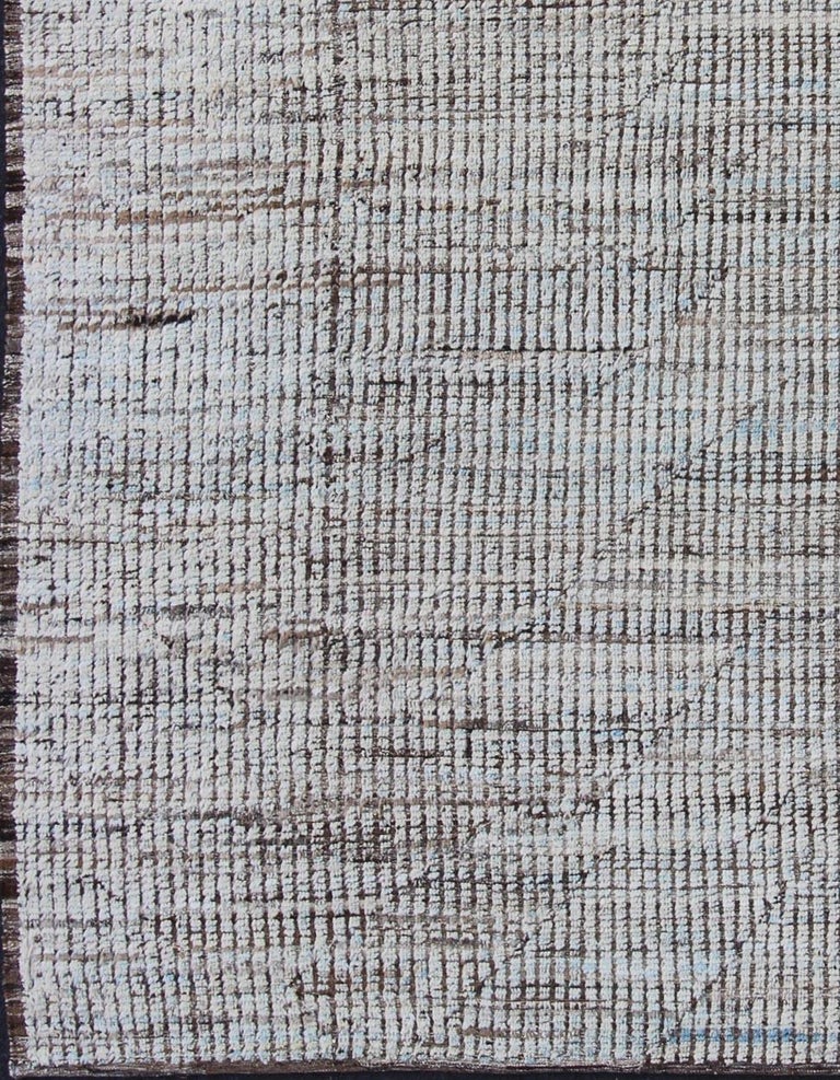 Modern Afghanistan Rug in Neutral Tones with Subdued Design For Sale at ...