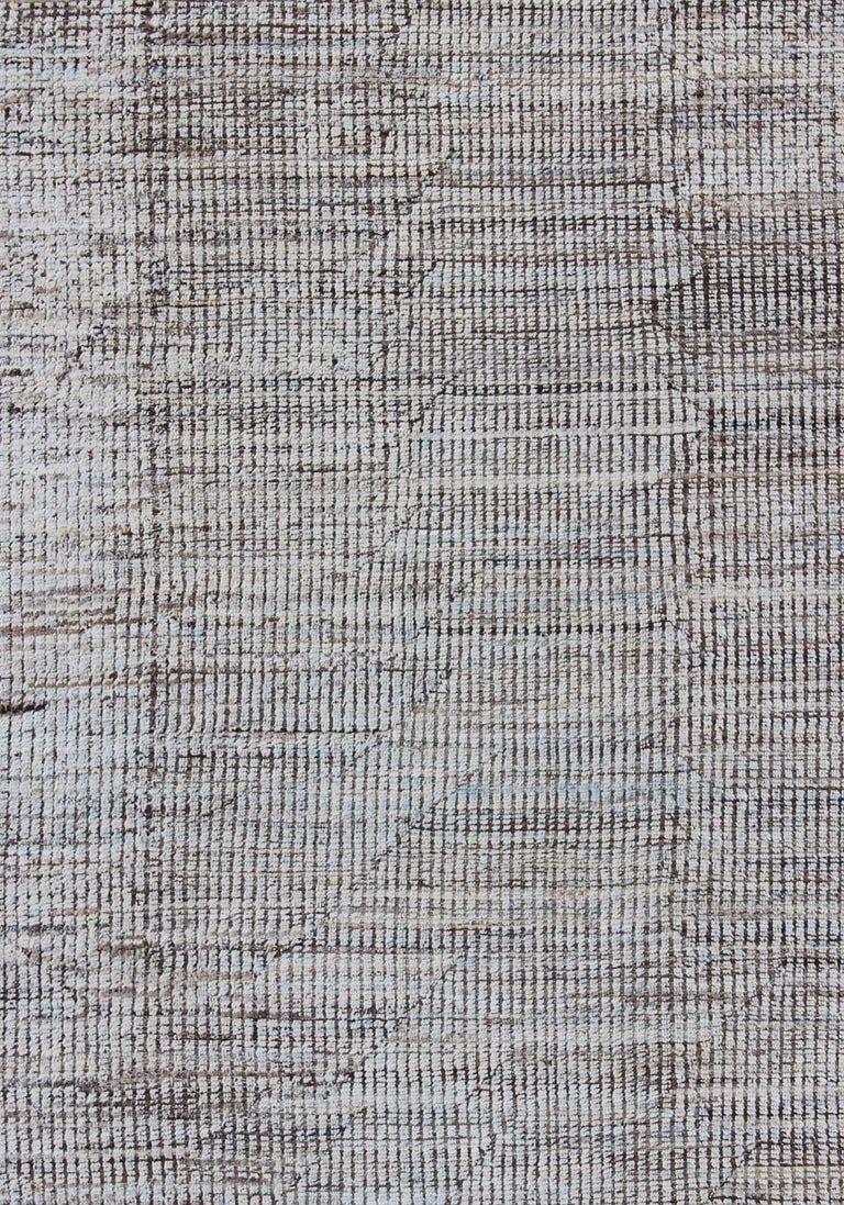 Modern Afghanistan Rug in Neutral Tones with Subdued Design For Sale at ...