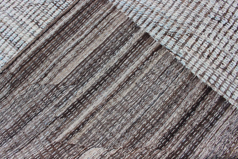Modern Afghanistan Rug in Neutral Tones with Subdued Design For Sale at ...