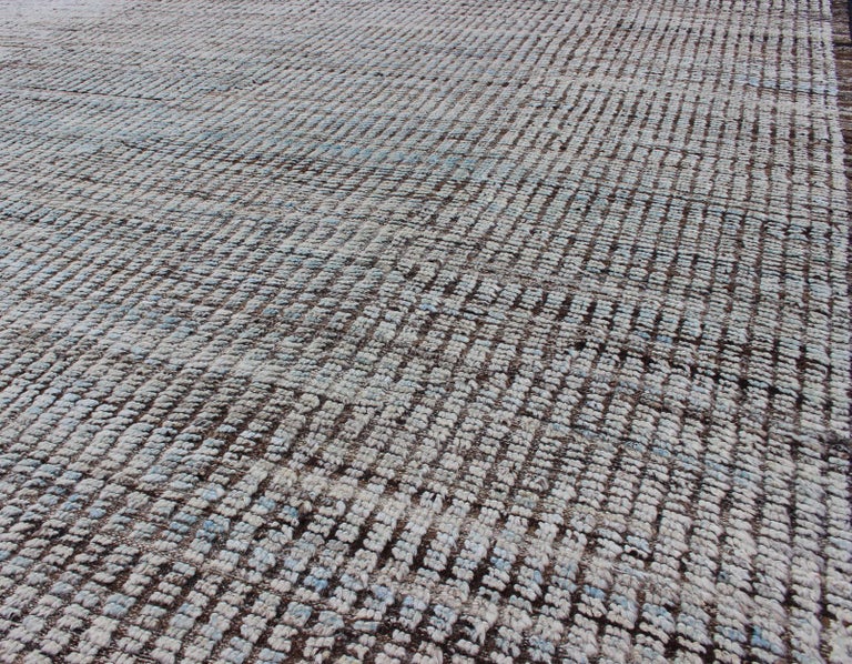 Modern Afghanistan Rug in Neutral Tones with Subdued Design For Sale at ...