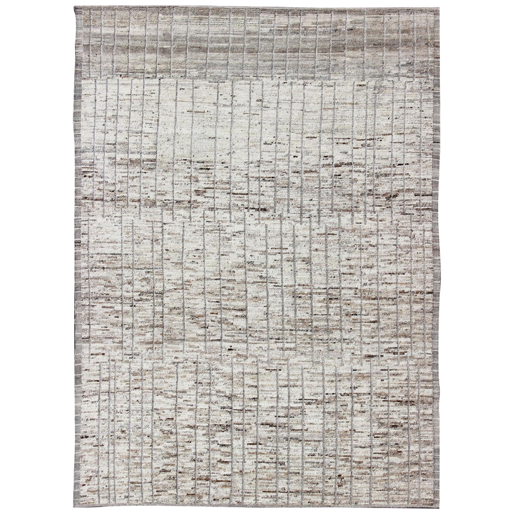 Modern Afghanistan Rug with All-Over Pattern in Muted Tones For Sale at ...