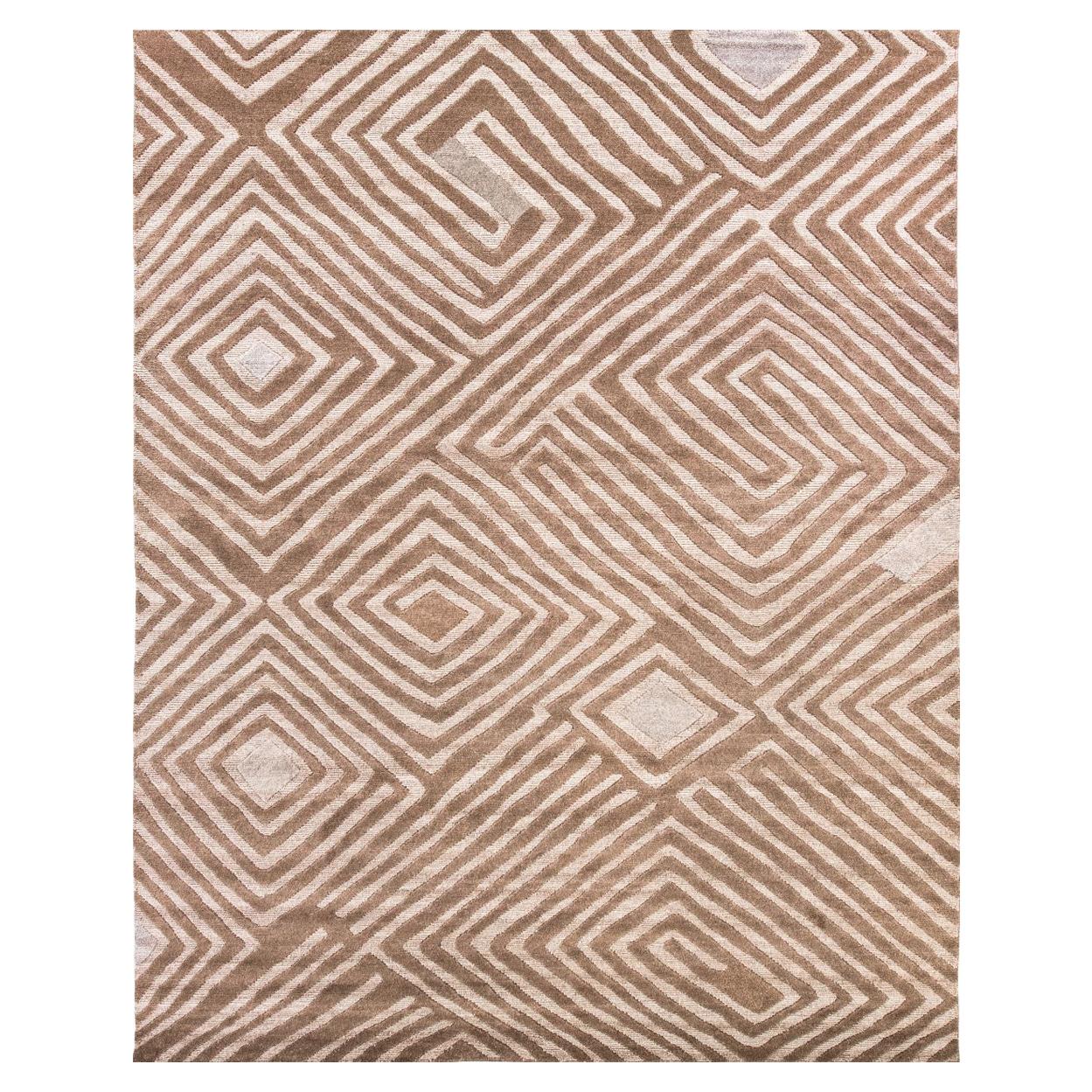 African Collection Deco Rug at 1stDibs
