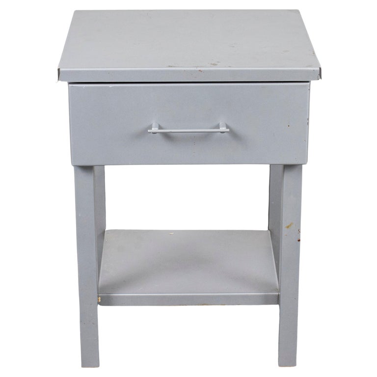 Modern Aluminum Side Table For Sale at 1stDibs